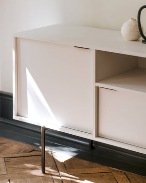 Bau Sideboard - blue, modern, living room sideboard with drawers - noo.ma
