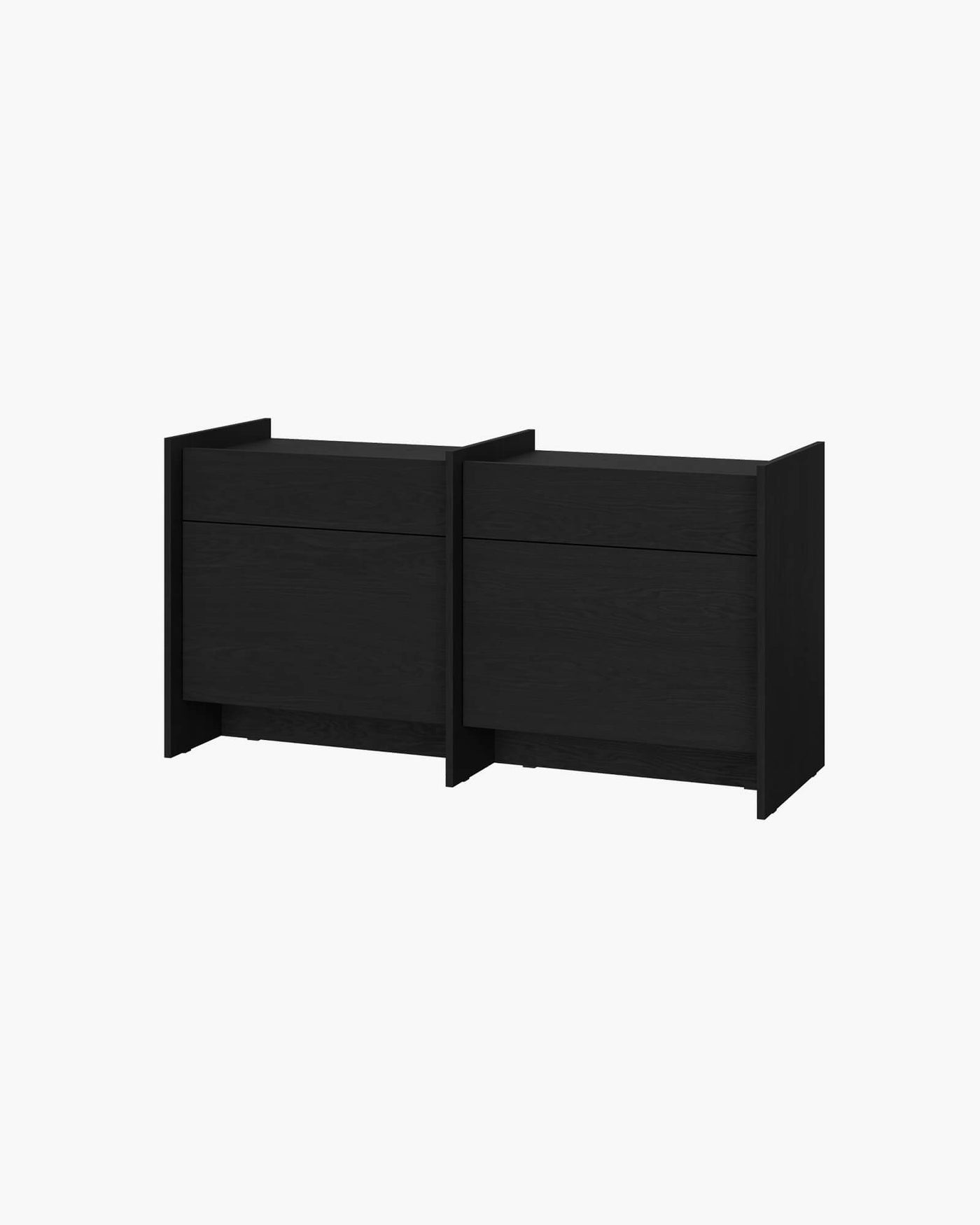 Hido Sideboard - black - modern sideboard with drawers - noo.ma