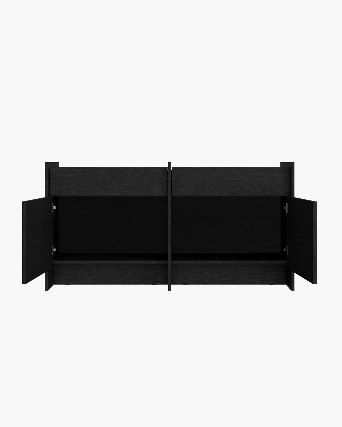 Hido Sideboard - black - modern sideboard with drawers - noo.ma