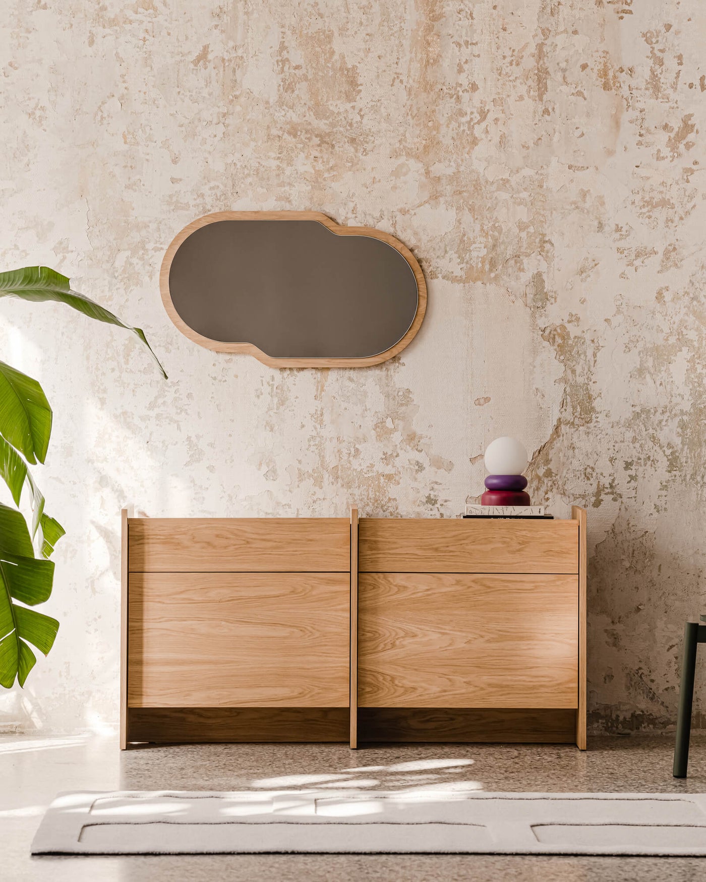 Hido Sideboard - oak - modern cabinet with drawers - noo.ma