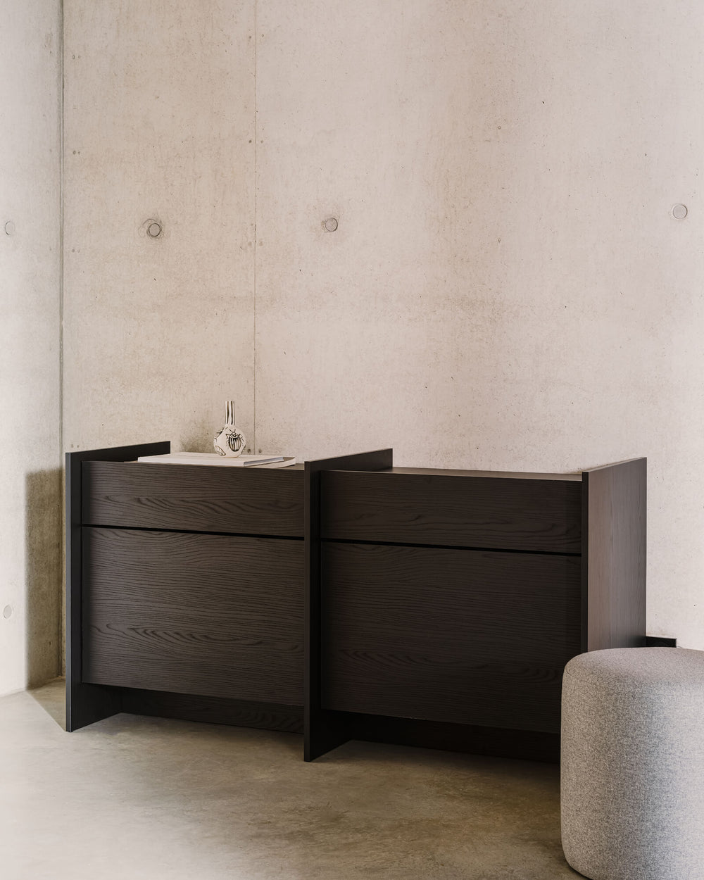 Hido Sideboard - oak - modern cabinet with drawers - noo.ma