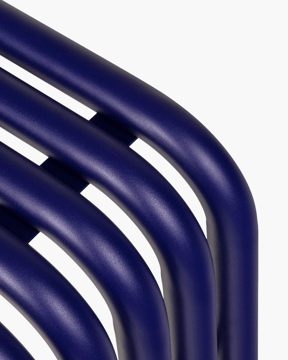 Nokk Stool - blue steel stool for living room and garden