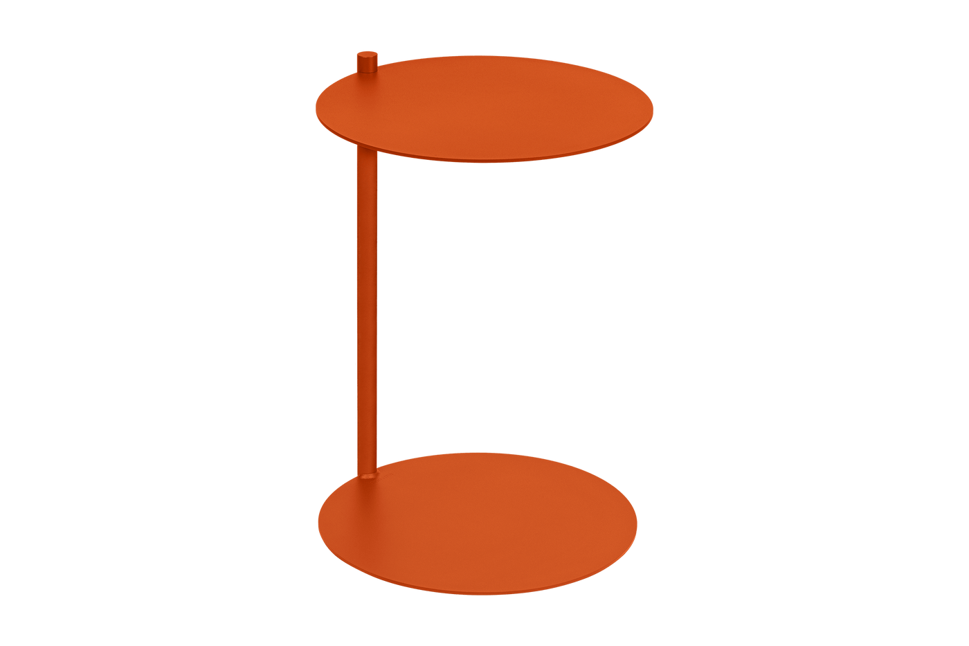 Ande Side Table - orange round side table for the sofa - noo.ma
