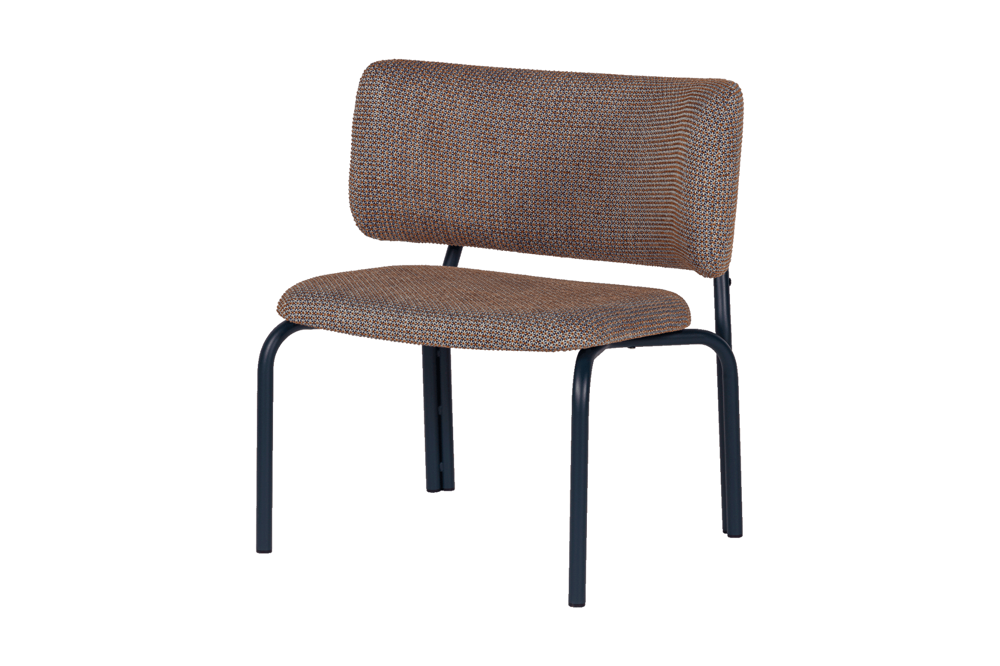 Kei Lounge Chair - brown and blue - comfortable seating - noo.ma
